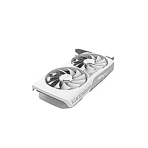 Zotac Gaming GeForce RTX 4060 8GB Twin Edge OC White Edition DLSS 3 8GB GDDR6 128-bit 17 Gbps PCIE 4.0 Compact Gaming Graphics Card, Spectra RGB Lighting, ZT-D40600Q-10M