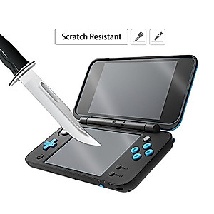 Younik New NS 2DS XL Screen Protector [3 Packs] 0.125mm/4H Ultra Clear HD Screen Film for NS New 2DS XL 2017 (Anti-Scratch/High Response/Bubble Free)