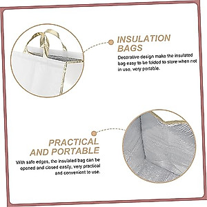 INOOMP Tote Bags insulated delivery bag heighten insulated bag ice bag nonwoven peritonealwaterproof Packing Insulated Bag