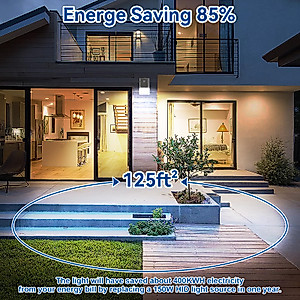 LTBLIGHT Upgrade 35W Dusk to Dawn Outdoor Lighting, Wall Pack Led Exterior Light with Photocell Sensor, 4750LM 5000K Bright Led Outdoor Wall Lights for House Garage, ETL Certified - 2 Pack