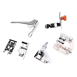 Professional Domestic 32 PCS Sewing Machine Presser Foot Set for Brother, Babylock, Singer, Janome, Elna, Toyota, New Home, Simplicity, Kenmore, and White Low Shank Sewing Machines by Stormshopping