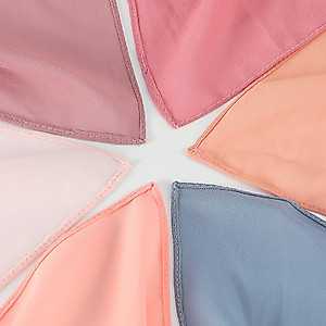 PeacePray Matched Hijab and Undercap Set, Chiffon Muslim Head Scarf for Women, A Perfectly Decent Combination, Mustard