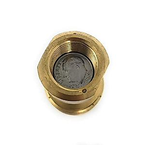 1/2" QDD LP Gas QUICK CONNECT/DISCONNECT CONNECTOR [8630] SOLID BRASS 1/2 PSIG Pressure 100 000 BTU Hour Capacity Input 1/2 Insert