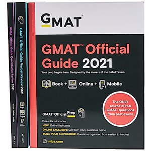 GMAT Official Guide 2021 Bundle, Books + Online Question Bank: Books + Online Question Bank