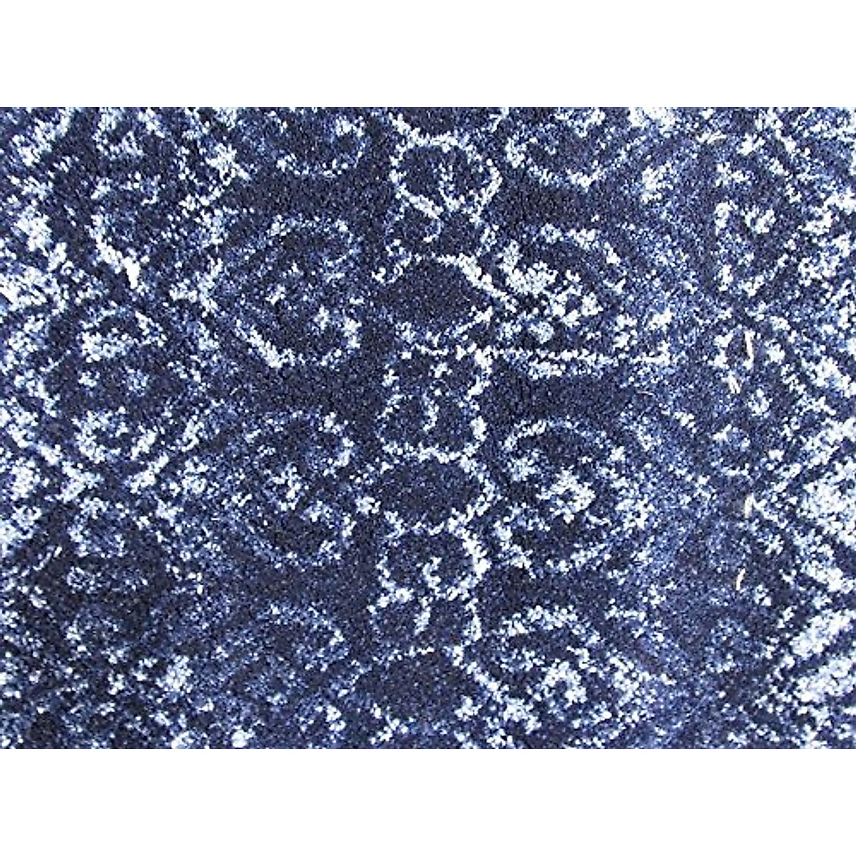 Unique Loom Del Mar Collection Area Rug-Transitional Inspired with Modern Contemporary Design, Rectangular 5' 1" x 8' 0", Blue/Navy Blue