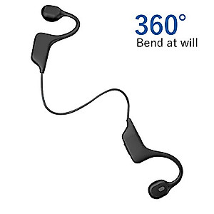Bone Conduction Headphones, Open-Ear Wireless Sports Headsets Bluetooth 5.0 Light Weight Bone Conduction Headphones for Sports.