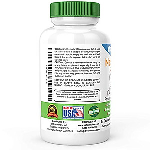 DrFormulas Nexabiotic Probiotics for Cats Powder | Treats Diarrhea for Pets with Saccharomyces Boulardii Lactobacillus Acidophilus, Best Probiotics Supplement for Digestive Health 30 Capsule