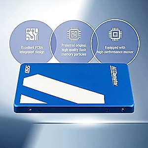 Acclamator SSD 480GB 2.5 Inch Internal SSD SATA3 6Gb/s Solid State Drive for Laptop Desktop PC R/W Speed up to 540/490MB/s