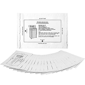 ABuff 20 Pcs Shredder Oil Papers, White 8-2/5 x 6 Inch Cleaning Shredder Lubricant Sheets, More Convenient Lubricant Paper for Paper Shredder, Sharpening & Lubricating Sheets for Home Office