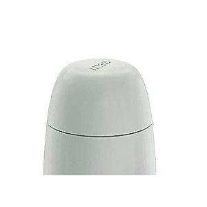 Alessi SA05 G Food à Porter Double Wall Thermo Insulated Bottle in Coloured 18/10 Stainless Steel and thermoplastic Resin, One Size, Grey