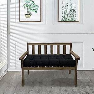 ATIASRAMA Outdoor Bench Cushion Waterproof-51.2" x19.7 All Weather Patio Chair Cushion Replacement,Non-Slip Long Chair Seat Pads for Patio Furniture Garden Indoor Window Seat