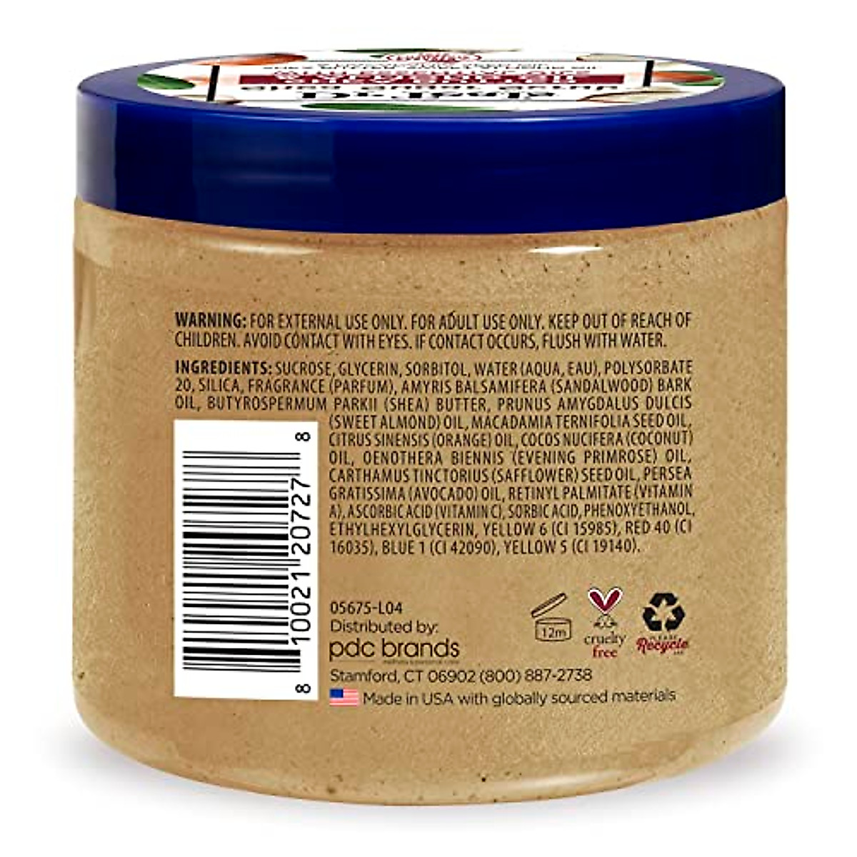 Dr Teal's Shea Sugar Body Scrub, Shea Butter with Almond Oil & Essential Oils, 19 oz (Pack of 3) (Packaging May Vary)