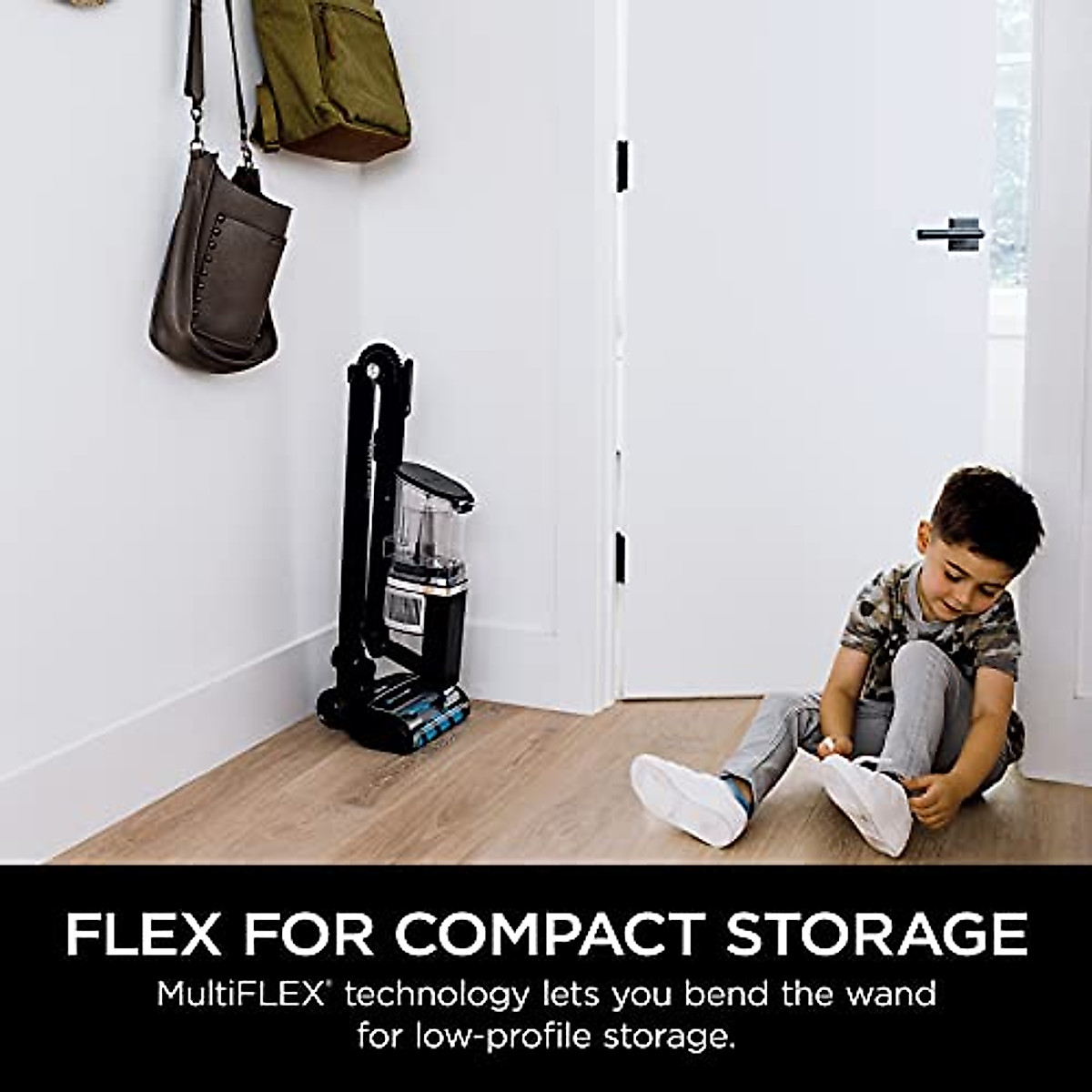 Shark IZ682H Vertex Pro Cordless Stick Vacuum with IQ Display, DuoClean PowerFins & MultiFLEX, Extra Battery, Crevice Tool, Pet Multi-Tool & Anti-Allergen Dusting Brush, 120min Runtime, Black