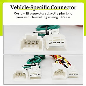 Oyviny Custom 4 Way Flat Trailer Wiring Harness 56033 for Nissan Rogue 2008-2019/Infiniti G25 2011-2012/Infiniti G35 Sedan 2007-2008/Infiniti G37 Sedan 2009-2013/2015 Infiniti Q60