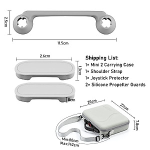 iEago RC Mini 4K Case, Waterproof Travel Bag Hard Case Portable Storage Bag with Propeller Holder and Joystick Protector for DJI Mini 4K / Mini 2 SE/Mini 2 Drone Accessories