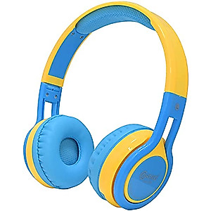 Contixo 7 inch Kids Learning Tablet Bundle - Toddler Tablet, Bluetooth, Android, Dual Cameras, Parental Control, Kids Bluetooth Headphone & Tablet Bag - DkBlue, 2023 Model