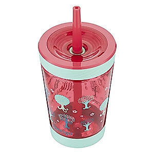 Contigo Kids Spill-Proof 14oz Tumbler & Kids Spill-Proof 14oz Tumbler with Straw and BPA-Free Plastic, Fits Most Cup Holders and Dishwasher Safe, Sprinkles Pink