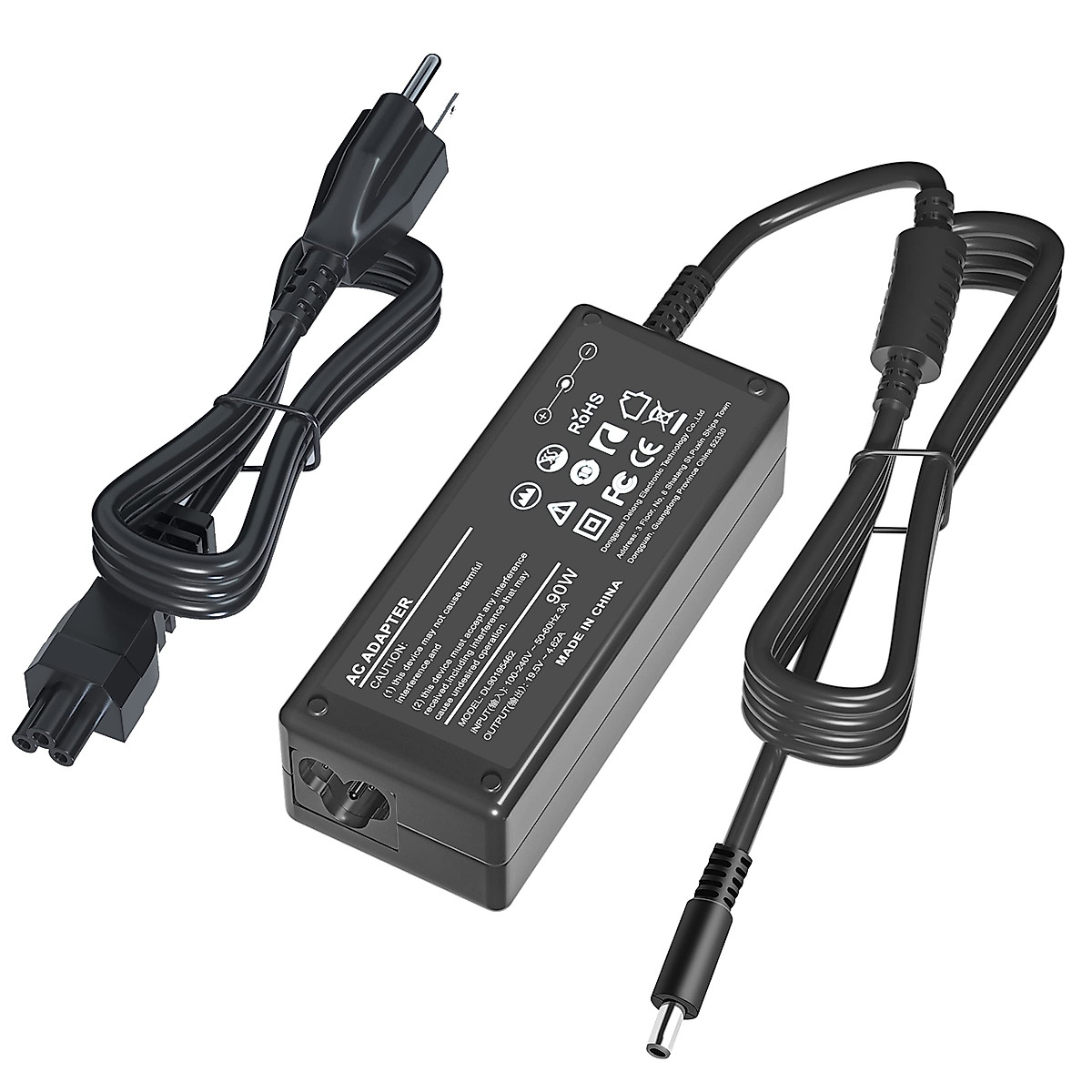 Ibatts 90W Ac Adapter Charger for Dell OptiPlex Micro 9020 7050 7010 7040 7080 7060 7070 5050 5070 5090 5080 5060 3080 3050 3040 3070 3090 3046 MFF Business Desktop Computer PC;7700 Power Cord Supply