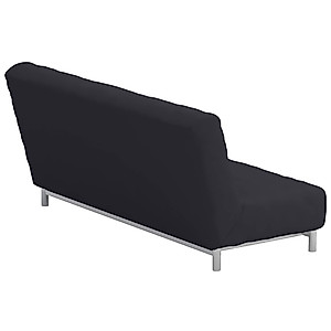 The Flax Polyester Beddinge Lovas Sofa Bed Cover Replacement is Compatible for IKEA Beddinge Sleeper, A Quality Futon Slipcover Replacement (Darker Gray Flax)