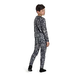 Burton Kids Lightweight Base Layer Set, Aerial Pines, Small