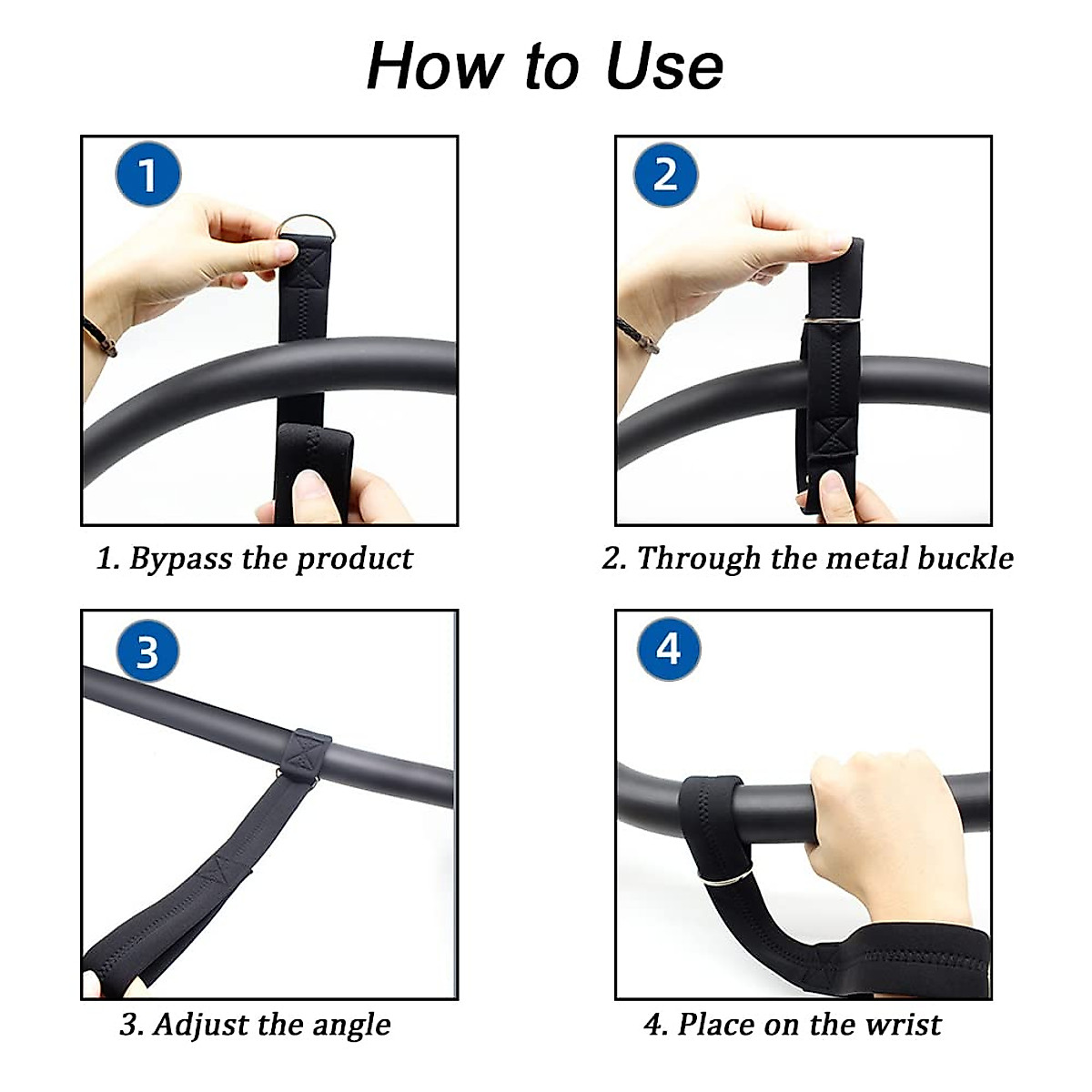 SYOOY 2 Pack Baby Stroller Safety Wrist Strap Adjustable Pram Wheelchair Hand Leash Black Retractable Adjustable Dog Leash Short Rope Safety Belt for Hilly City Street Walking