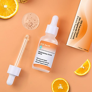 EGF Serum for Face - Featuring Skin Growth Factor EGF for Moisturizing - For Face, Neck, and Chest - 1 fl oz