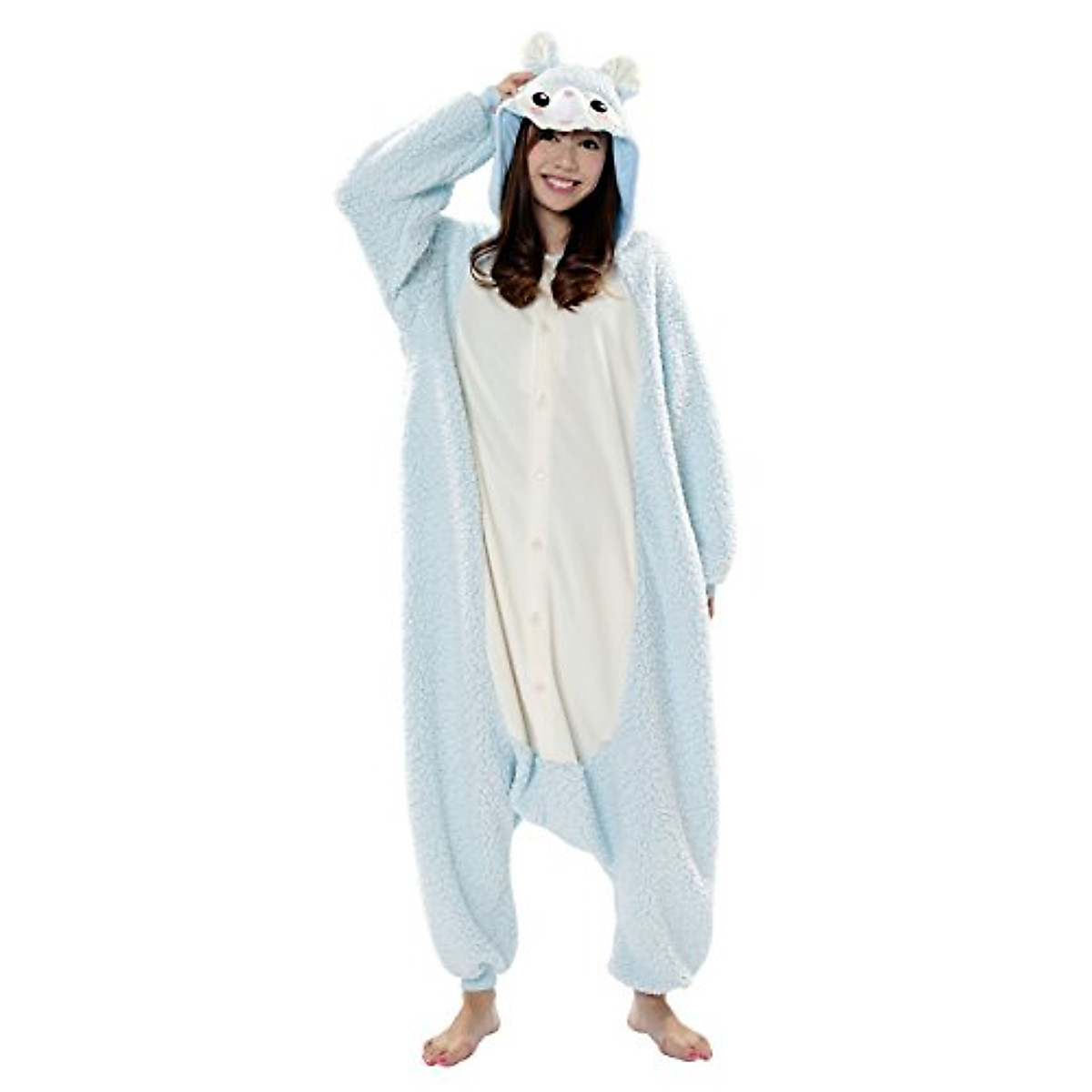 Alpaca Kigurumi (Blue)