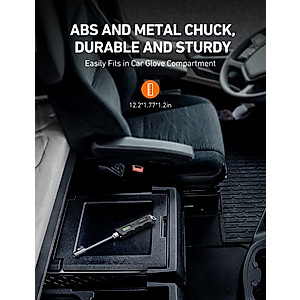 AstroAI Digital Tire Pressure Gauge 230 PSI Heavy Duty Dual Head Stainless Steel Made for Truck and RV with Backlit LCD and Flashlight Car Accessories