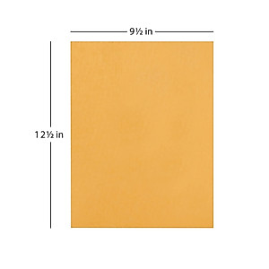 Office Depot® Brand Clasp Envelopes, 9 1/2" x 12 1/2", Brown, Box Of 100