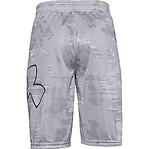 Under Armour Renegade 2.0 Jacquard Shorts, Mod Gray (011)/Black, Youth Small