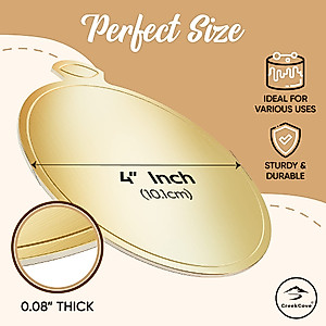 CreekCove 4" Cake Board Set Double sided Gold or Black 28 count- Round Disposable Cake Base