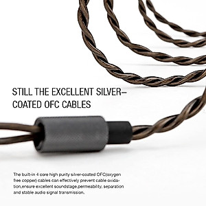 Hidizs MS1-Rainbow in-Ear Monitors Headphones, Hi Res IEMs Earphones with Detachable Cable, Polymer Diaphragm HiFi Bass Noise Cancelling Sports Headphones for Android Smartphones/Audio Players (Red)