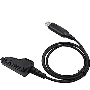 KENMAX USB Programming Cloning Cable Cord Multi-pin with CD for Kenwood Radios KPG-46 TK-385 NX-300