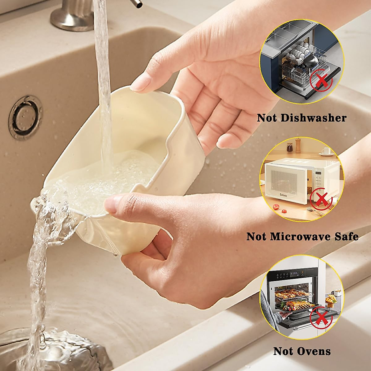 Luxital Divided Serving Tray with Lid and Handle - Portable Snackle Box Container - Snackle Box for Travel - Clear Organizer for Fruit, Veggie, Candy, Nuts - Perfect for Party, Picnic (2L)