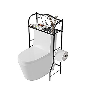 JOIN IRON Metal Bathroom Shelf Space Saver,Bathroom Organizer Over Toilet,Above Toilet Storage,Over Toilet Bathroom Organizer,Over The Toilet Storage Shelf,Toilet Shelf Organizer