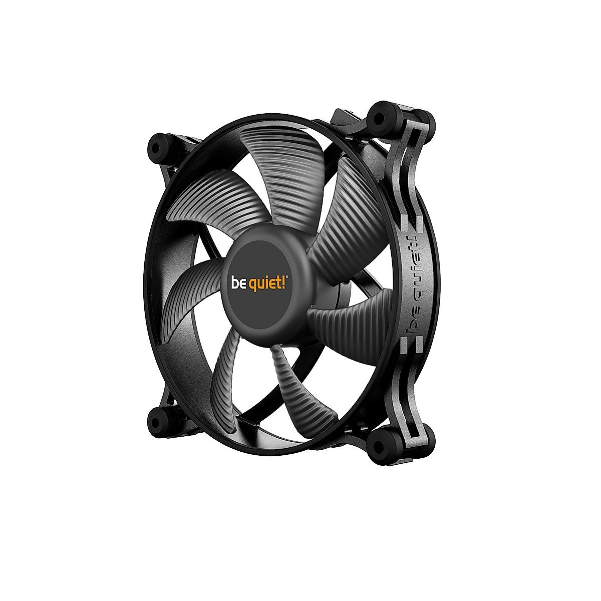 be quiet! Shadow Wings 2 120mm PWM Silent Low Noise Cooling Fan | Low Noise Operation | Rubber Fan Frame | Designed in Germany | Black | BL085