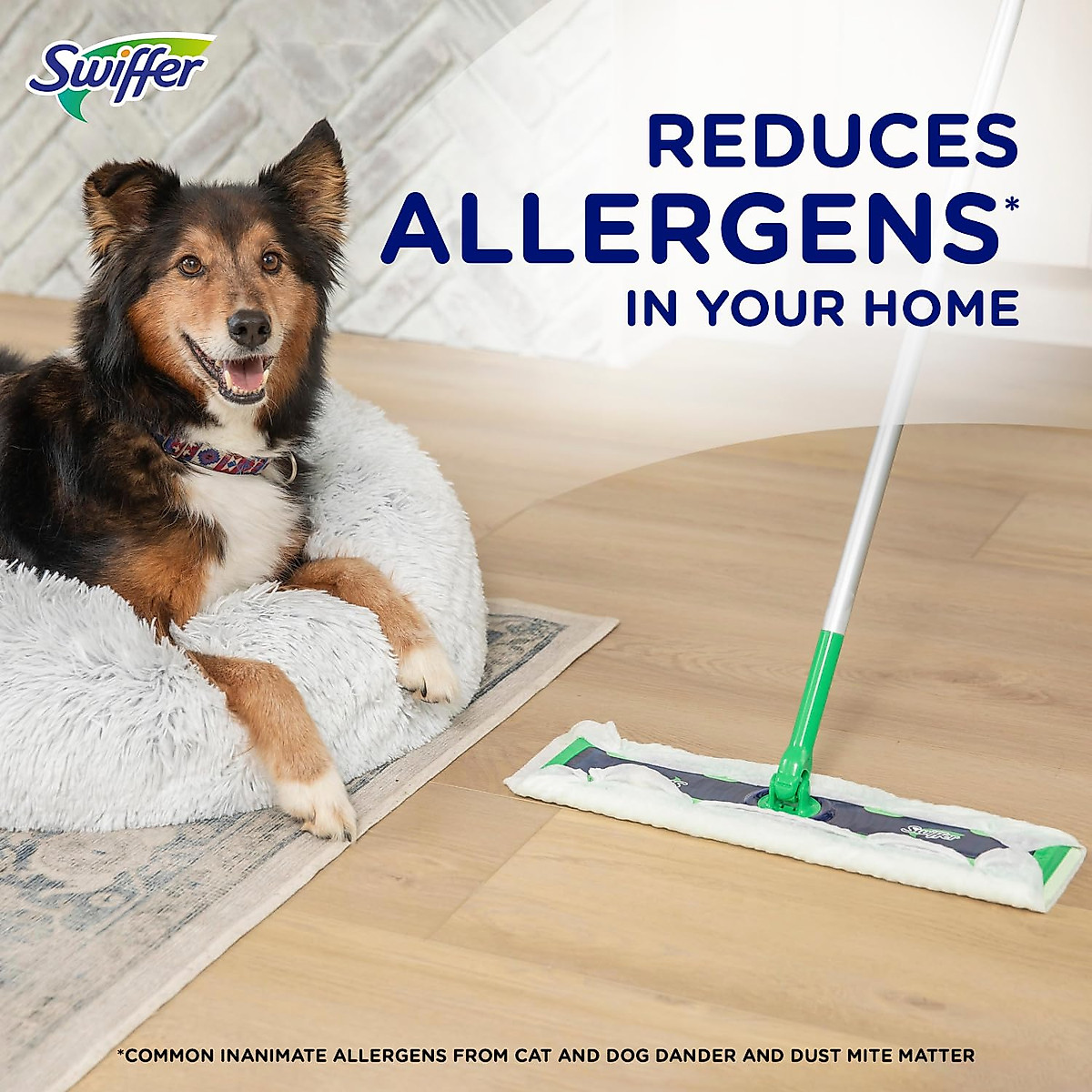 Swiffer Sweeper Dry + Wet XL Sweeping Kit, 1 Sweeper, 8 Dry Cloths, 2 Wet Cloths