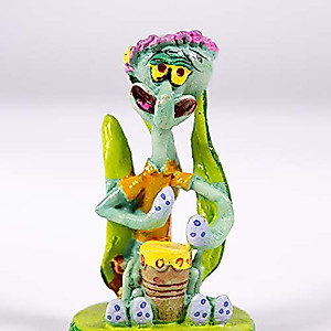 Penn-Plax Officially Licensed Spongebob Squarepants Aquarium Ornament – Squidward (Mini/Small Size) – Perfect for Freshwater and Saltwater Tanks