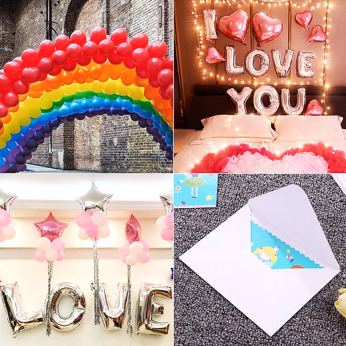 DAIKOYE 2600 PCS (26 Rolls) Glue Point Clear Balloon Glue Removable Adhesive Dots Double Sided Dots of Glue Tape for Scrapbook, Party, Wedding, Balloons Decoration