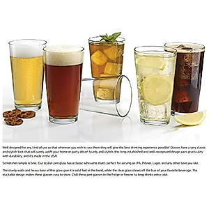 The Dachfather - Gift for Wiener Dog Lover - Dachshund Weiner Dog Dad - 16oz Pint Drinking Cup Beer Glass