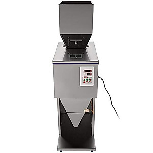 VEVOR 2000g Filler 10-15 bag/min, Full Automatic Particle 18 cm Film Width, Powder Weighing Filling Machine for Industries, Silver