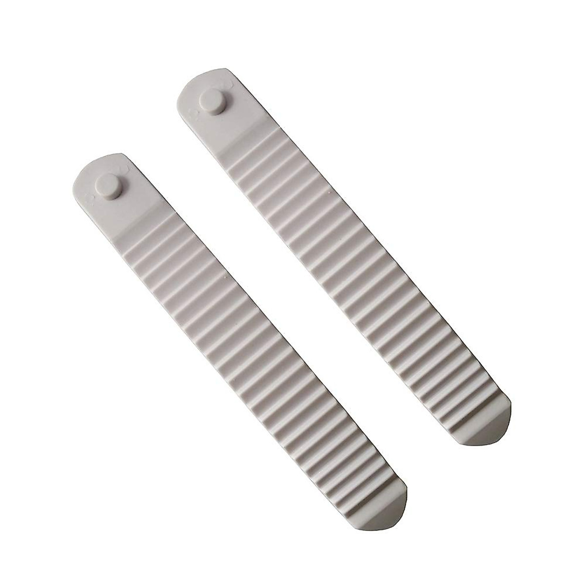 UP100 One Pair White Snowboard Binding Parts Ankle/Toe Ladder Straps for Ratchet Buckle Snowboard Boots (Length 160mm no Hole)