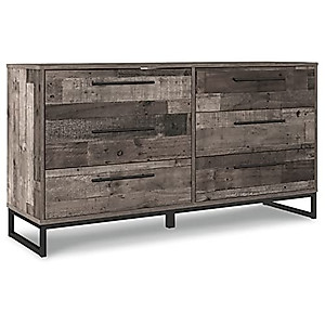Signature Design by Ashley Neilsville 6 Drawer Dresser, Dark Brown
