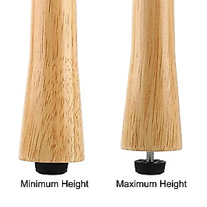 uxcell Furniture 8 Holes Adjustable Leveling Feet M8 x 17mm Thread 25pcs