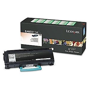 Lexmark E460X11A Extra High-Yield Toner, 15000 Page-Yield, Black