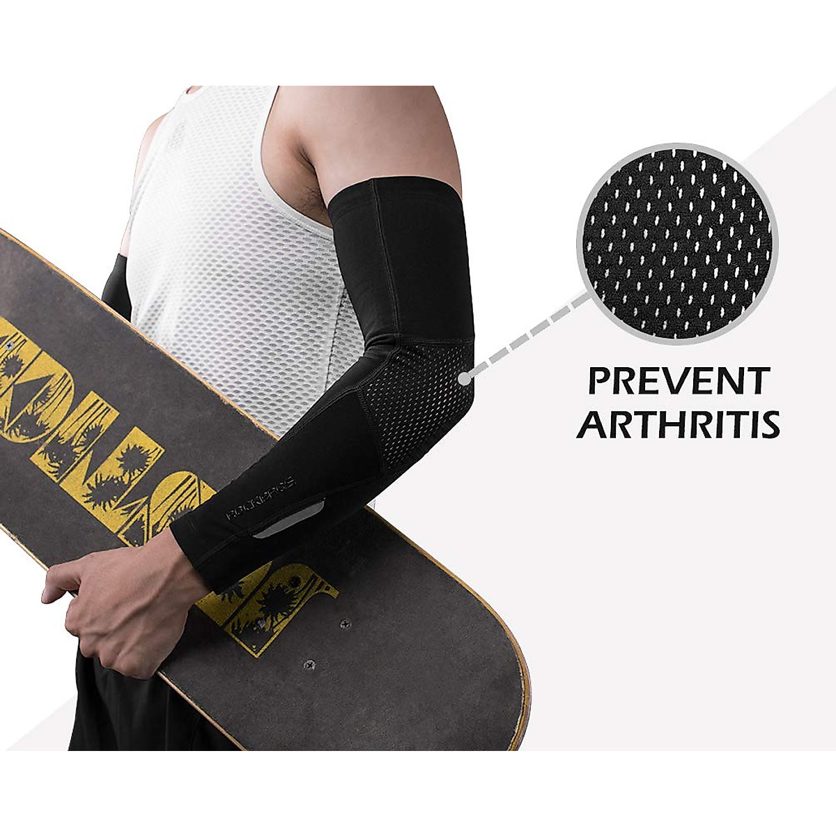 ROCKBROS Thermal Arm Warmer for Men & Women Arm Sleeves for Cycling Running