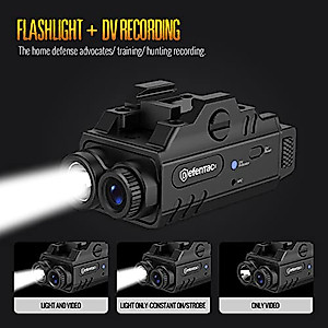 DEFENTAC Laser Training Cartridge, Bundle with HD Camera and White LED Combo