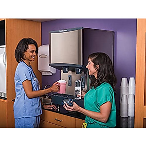 Scotsman HID525A-1 Meridian Nugget Ice & Water Dispenser, 25-Pound Capacity, Stainless Steel, 115-Volts, NSF