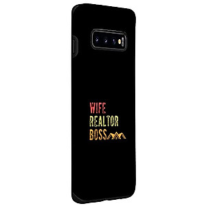 Galaxy S10 Wife Realtor Boss Real Estate Agent House Property Apartment Case