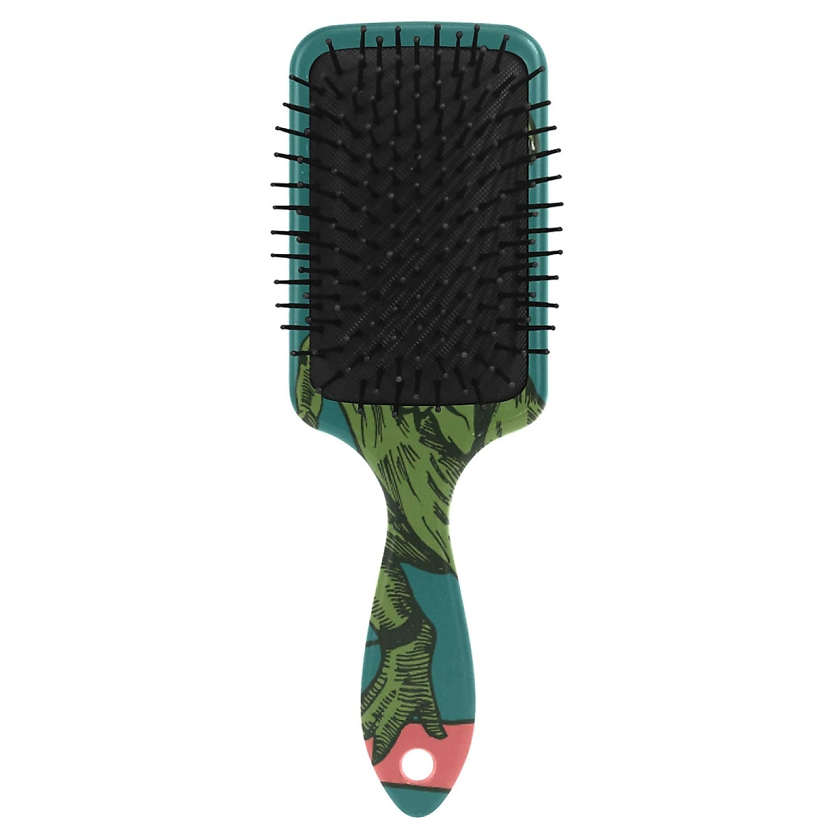 Dinosaur Hair Brush, Wet Dry Hair Brush Plastic Detangler Hair Brush for Kids Christmas Gift Women Men